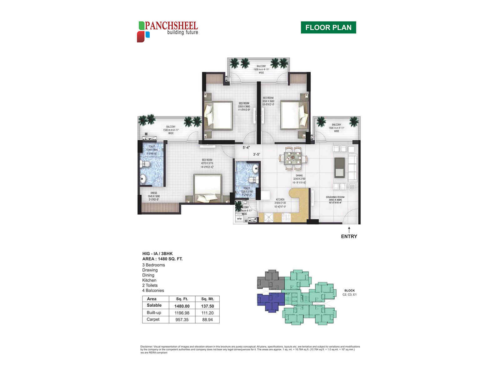 Panchsheel Greens 2 in Noida Extension, Greater Noida: Price, Brochure ...