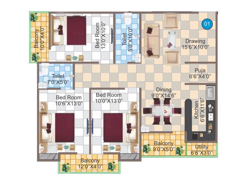 Winsome Empire Block E in Danapur, Patna: Price, Brochure, Floor Plan ...