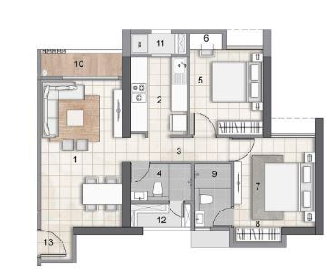 Rustomjee Uptown Urbania in Thane West, Thane: Price, Brochure, Floor ...