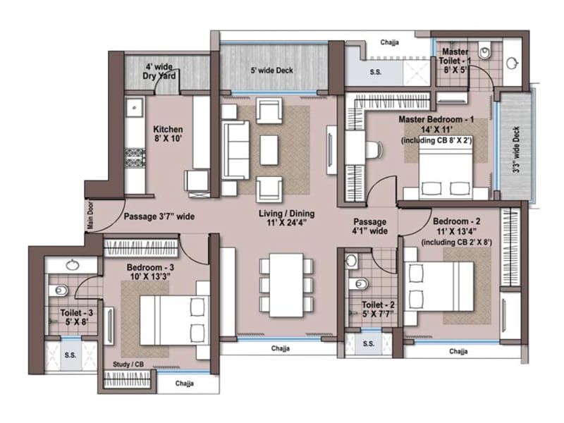 Raheja Solaris II in Juinagar, Navi Mumbai: Price, Brochure, Floor Plan ...