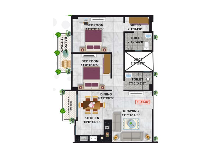 GBN Kusum Raj Residency in Danapur, Patna: Price, Brochure, Floor Plan ...