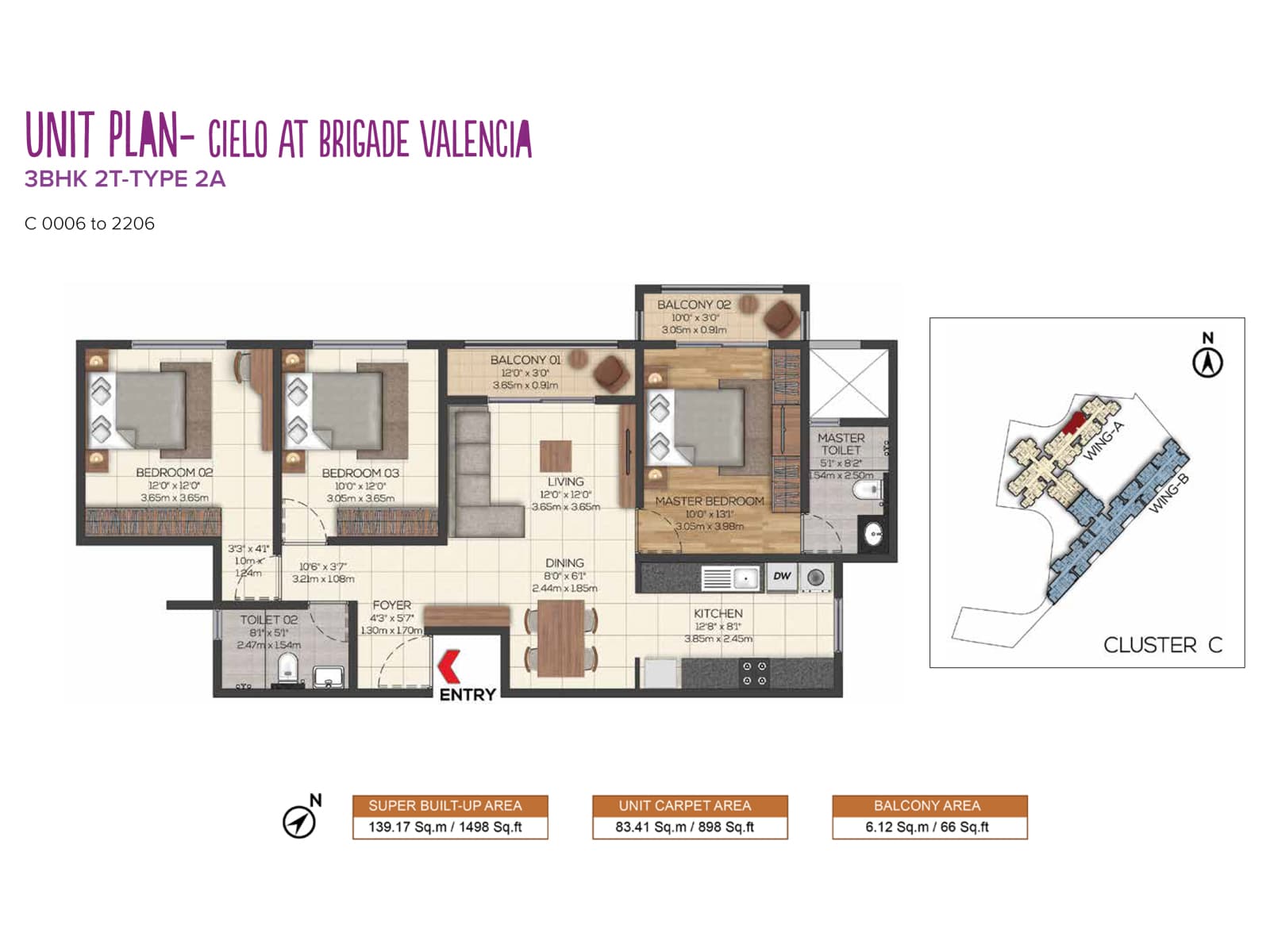Brigade Valencia in Hosur Road, Bangalore: Price, Brochure, Floor Plan ...