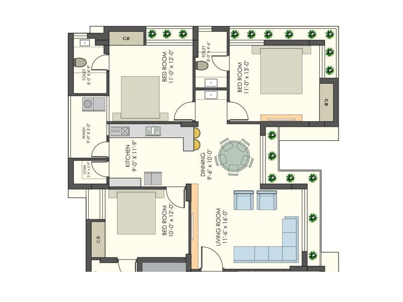 Panchtatva 3 in Nana Mava Road, Rajkot: Price, Brochure, Floor Plan ...