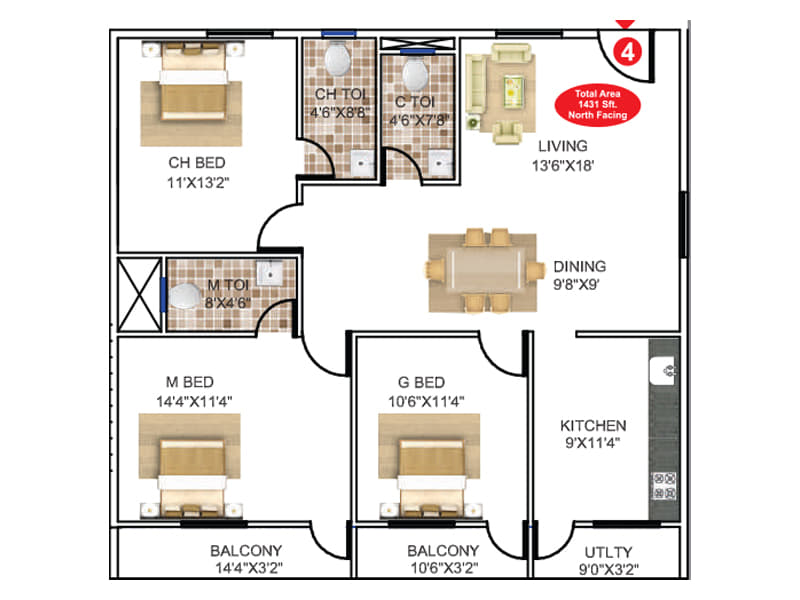 Happy Homes Triguna in Electronic City, Bangalore: Price, Brochure ...
