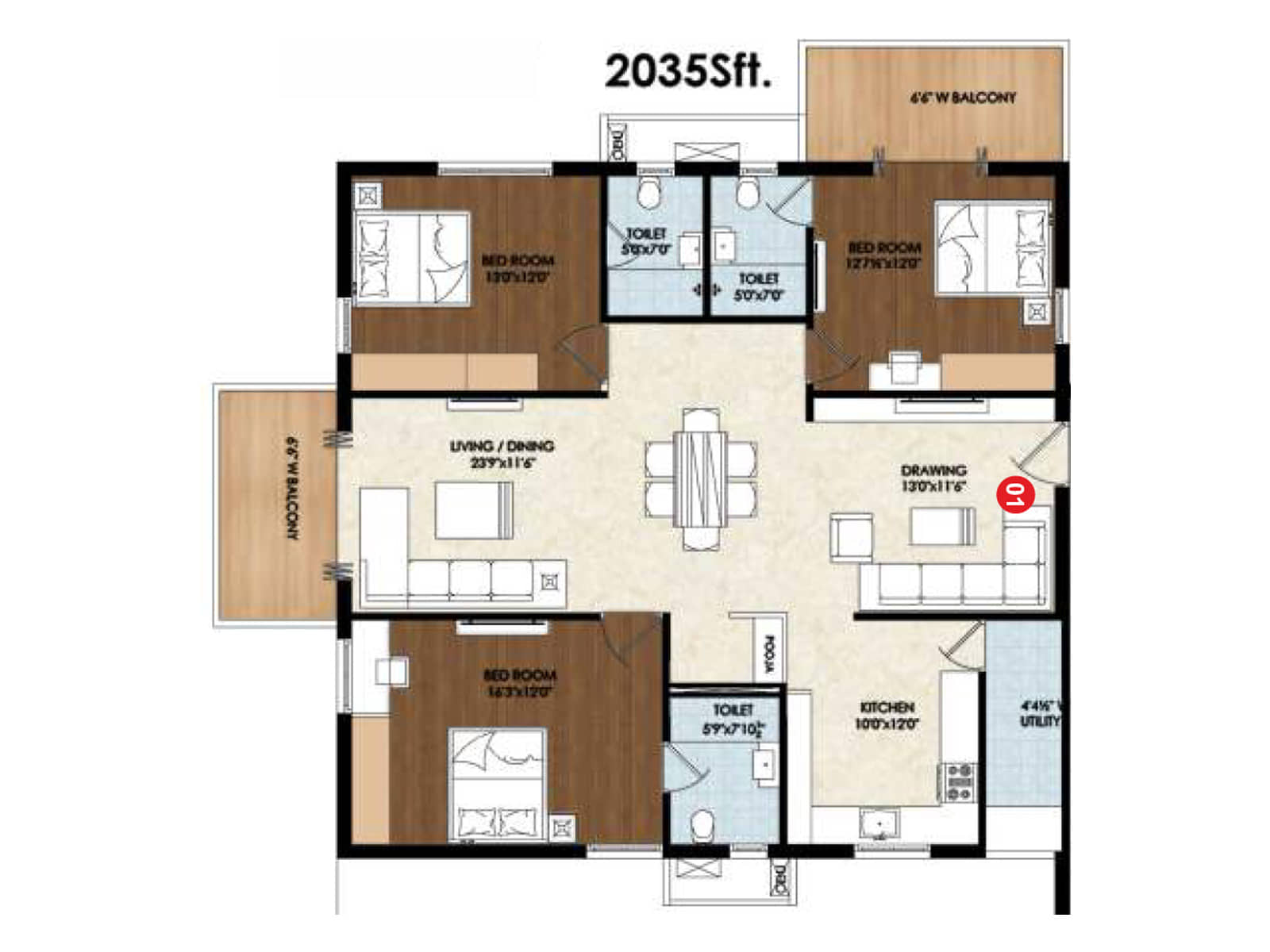 Pranathi Kiara in Tellapur, Hyderabad: Price, Brochure, Floor Plan, Reviews