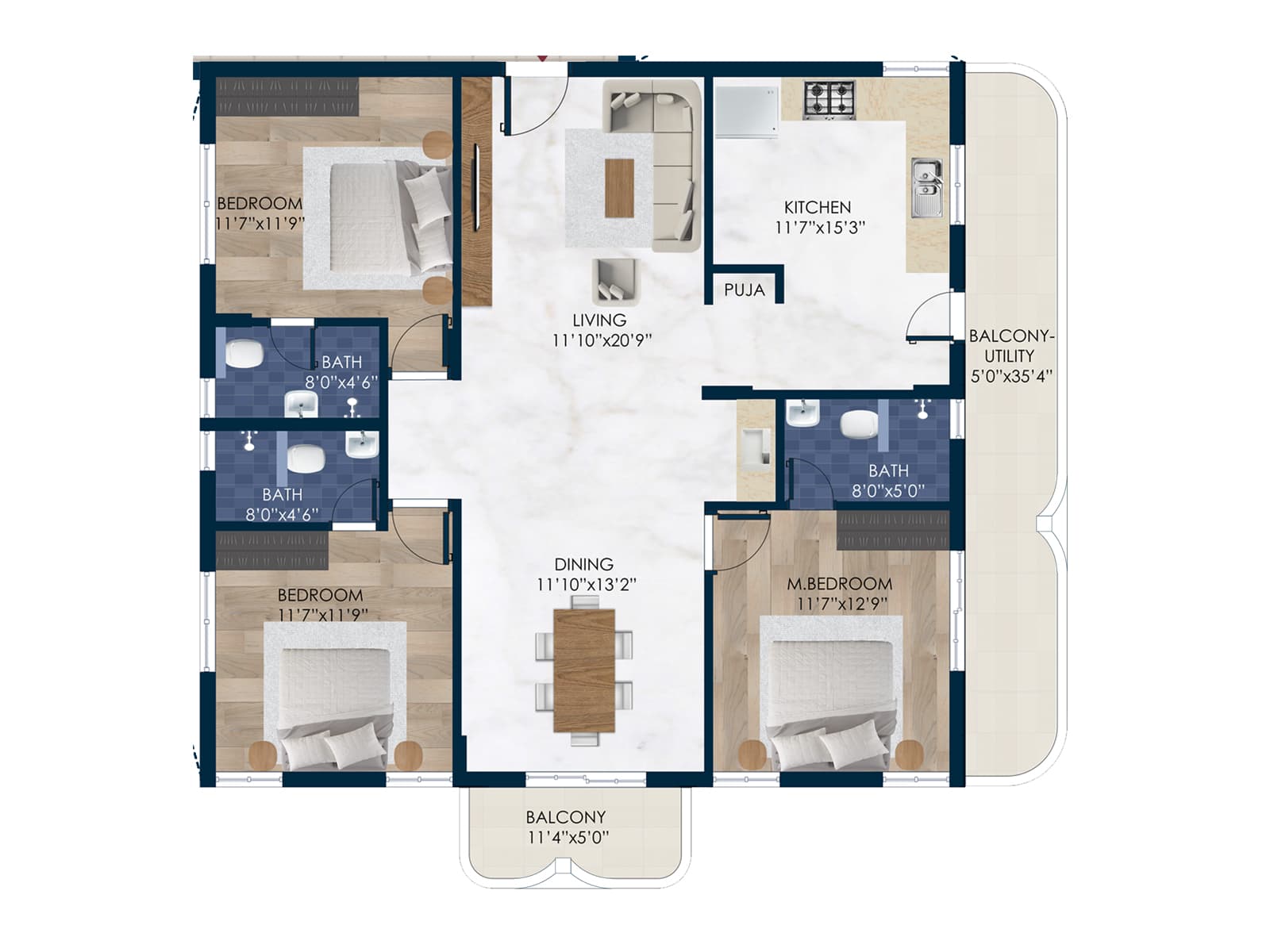 Rubrick Tulip in Tukkuguda, Hyderabad: Price, Brochure, Floor Plan, Reviews