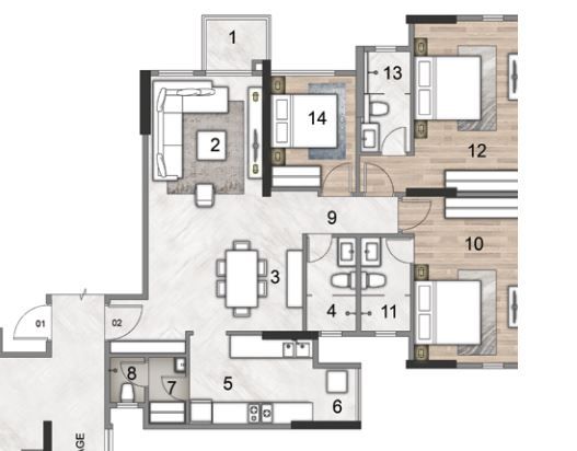 Rustomjee Seasons in Bandra East, Mumbai: Price, Brochure, Floor Plan ...