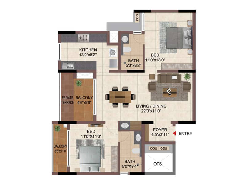 Casagrand Zaiden in Uttarahalli Manavarthekaval, Bangalore: Price ...