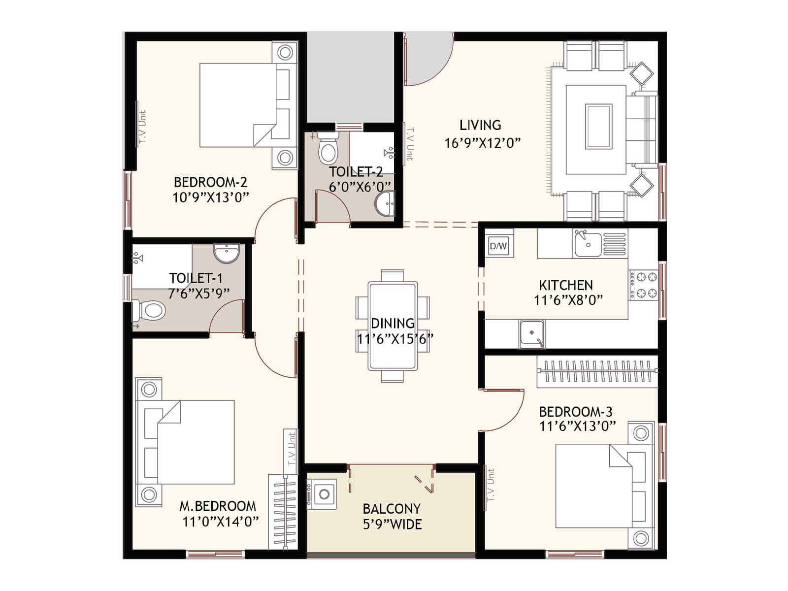 Ramaniyam Senate in KK Nagar, Chennai: Price, Brochure, Floor Plan, Reviews