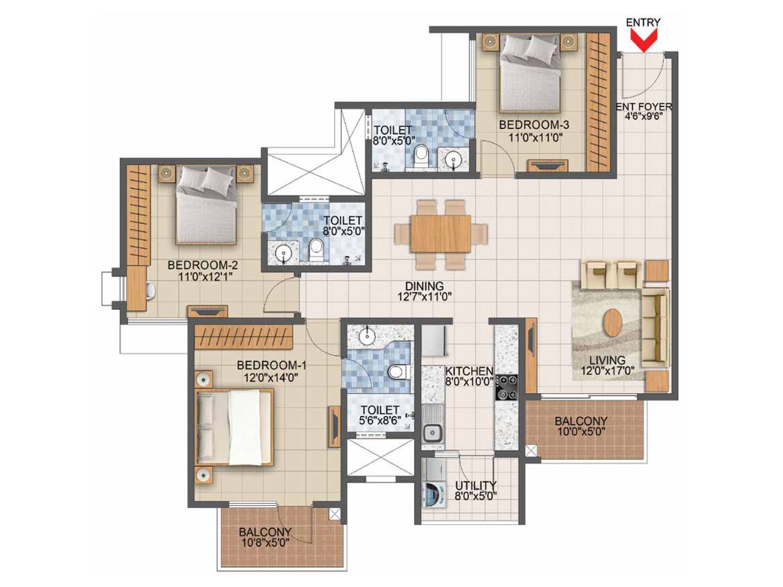 Prestige Primrose Hills Phase 2 in Kanakapura Road, Bangalore: Price ...
