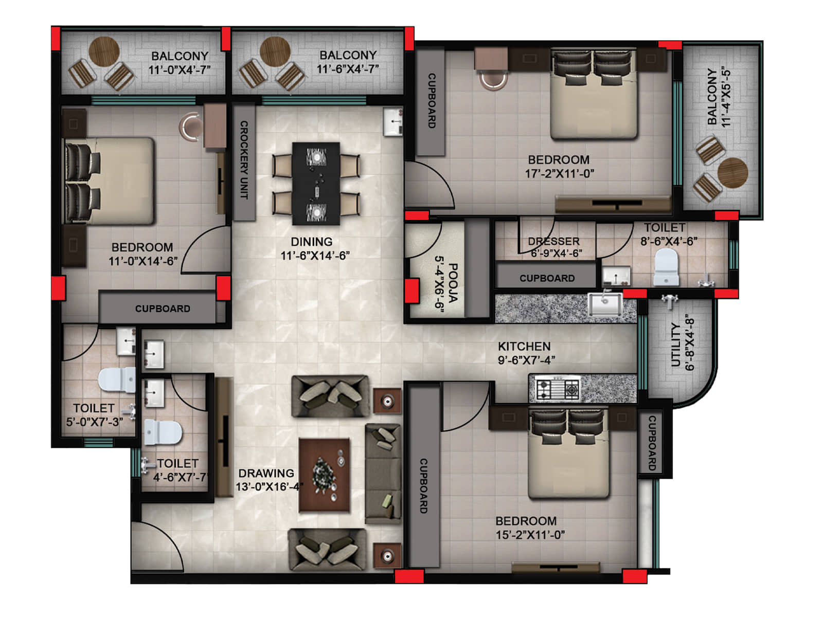 Krishna Cloud 9 in Rasulgarh, Bhubaneswar: Price, Brochure, Floor Plan ...