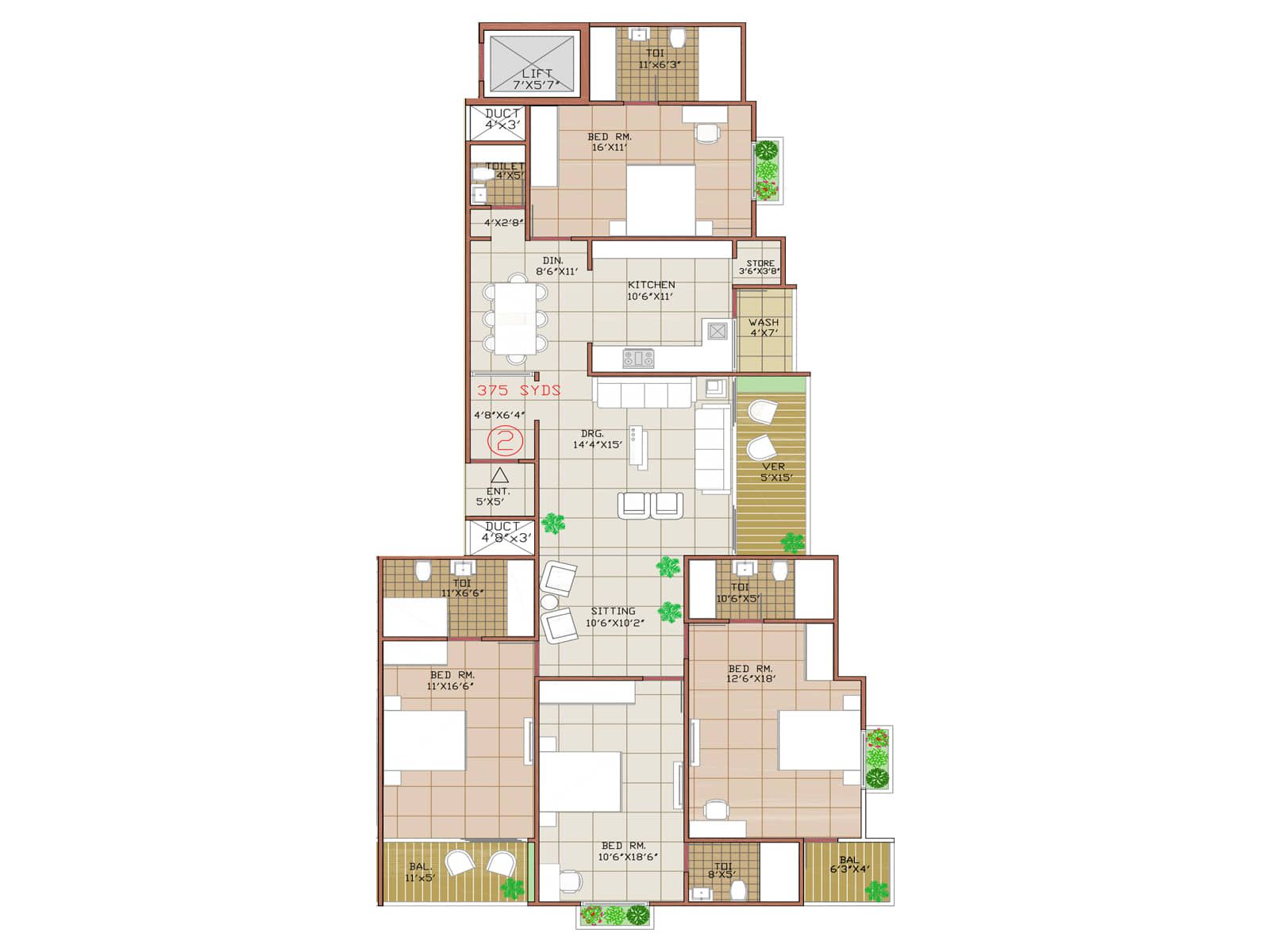 Takshashila Crest Residential in Maninagar, Ahmedabad: Price, Brochure ...