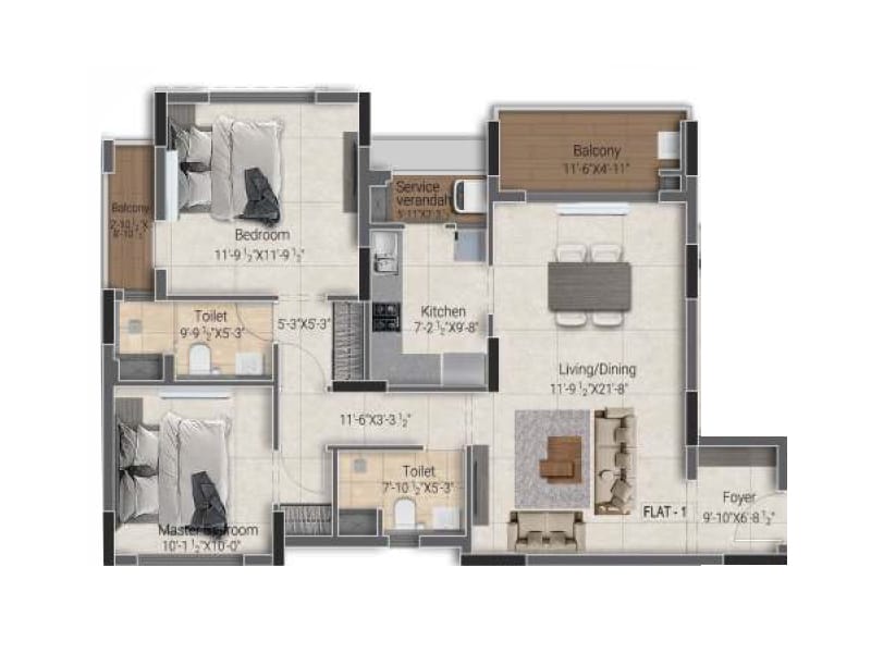 VGN Kensington Towers in Guindy, Chennai: Price, Brochure, Floor Plan ...