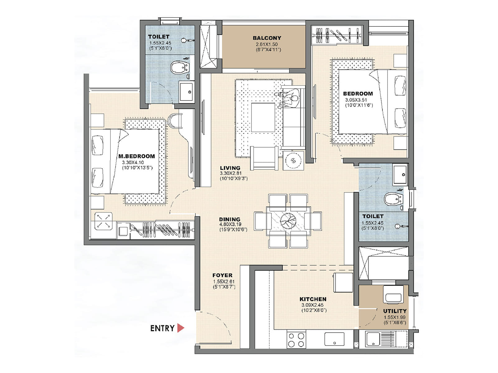 Vajram Newtown II in Thanisandra Main Road, Bangalore: Price, Brochure ...