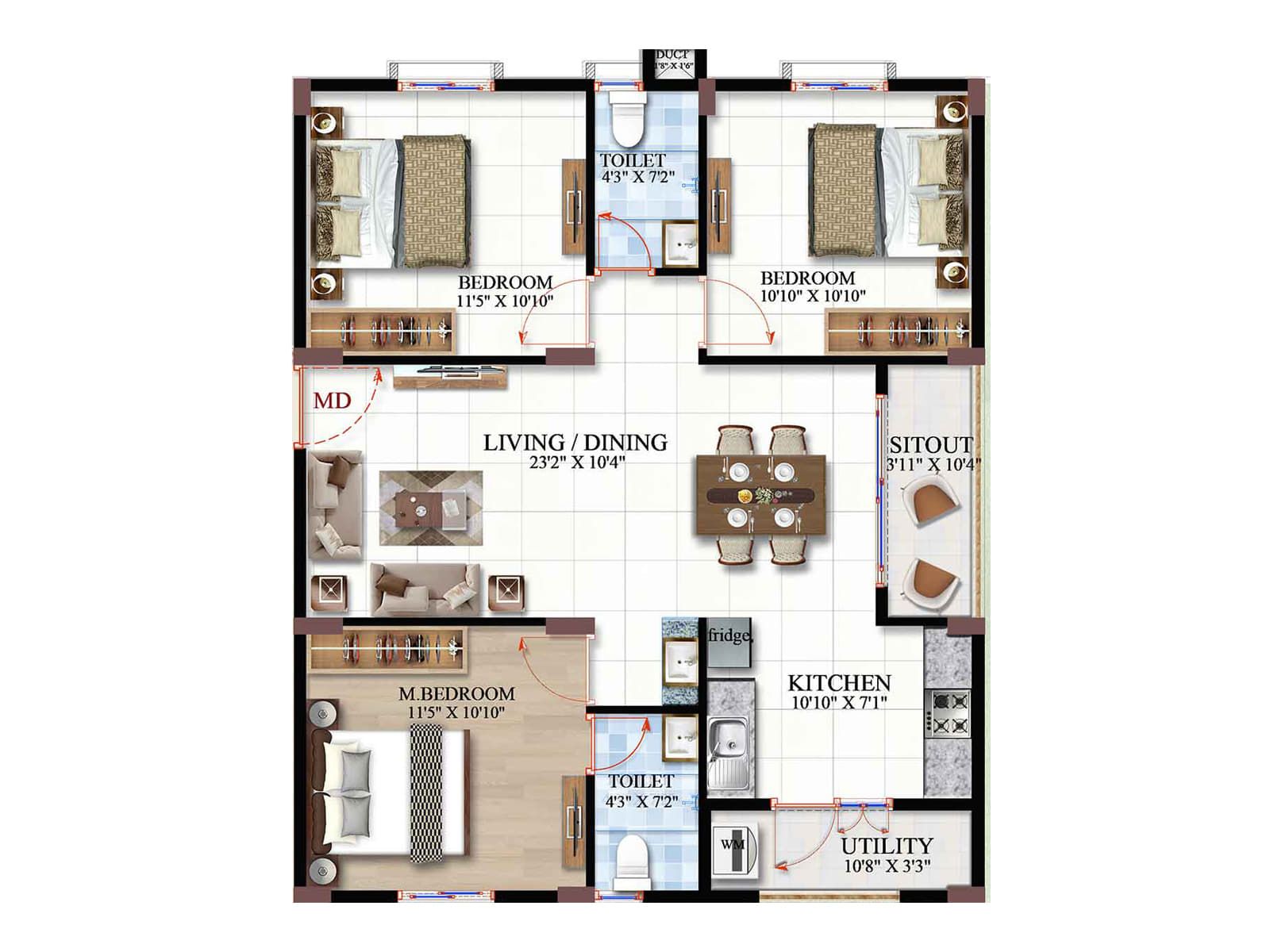 HSK Urban Living in Electronic City, Bangalore: Price, Brochure, Floor ...
