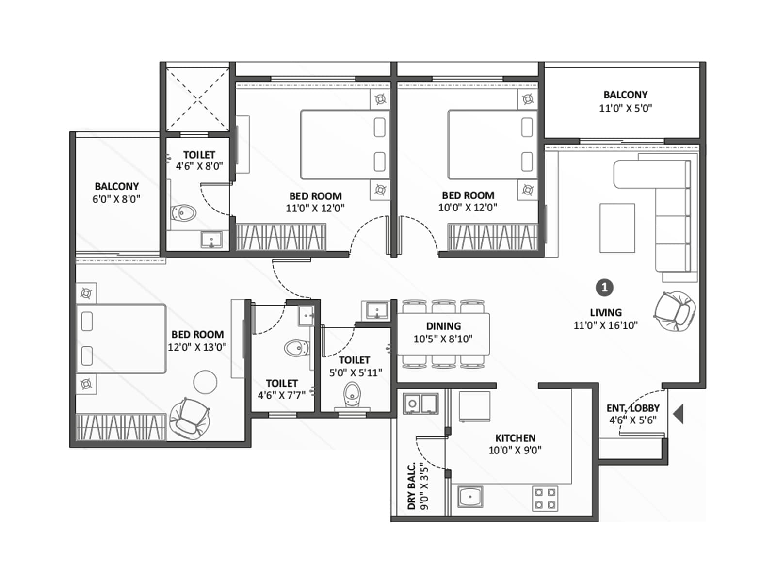 IOS Prime in Tathawade, Pune: Price, Brochure, Floor Plan, Reviews