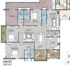 My Home Nishada Floor Plan, Hyderabad: Layouts, Sizes, Configurations