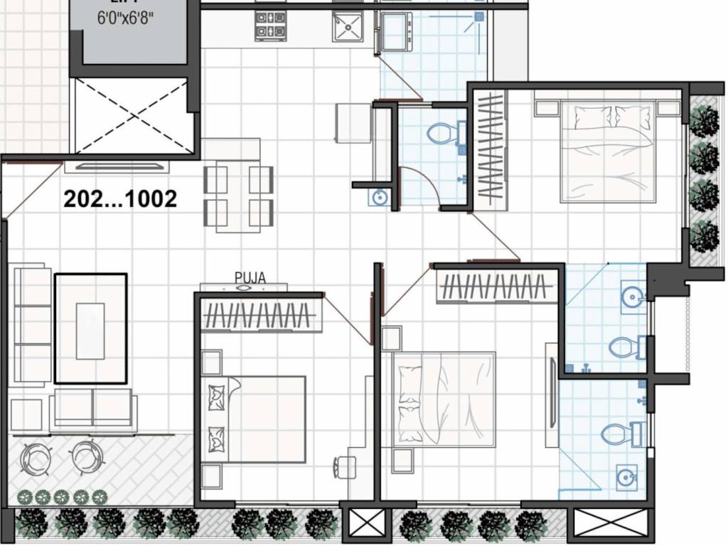 Swastik Skylark in Gota, Ahmedabad: Price, Brochure, Floor Plan, Reviews
