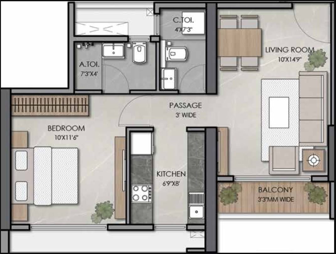 Ashar Arize in Kalwa, Thane: Price, Brochure, Floor Plan, Reviews