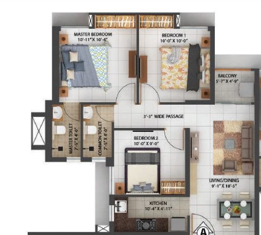 Merlin Rise Sports Republic Phase 1 A in Rajarhat, Kolkata: Price ...