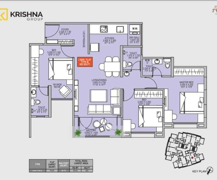 Krishna Aviro in Mohammed Wadi, Pune: Price, Brochure, Floor Plan, Reviews