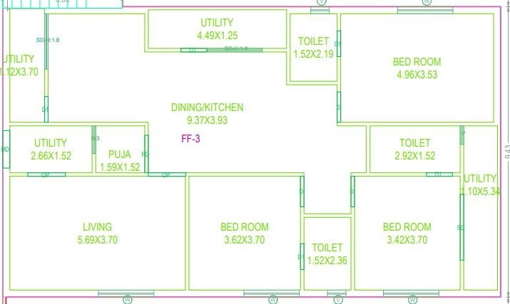 Aravindam Floor Plan, Hyderabad: Layouts, Sizes, Configurations