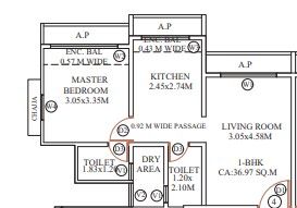 Yogiraj Kubber Zenitth Floor Plan, Kalyan: Layouts, Sizes, Configurations