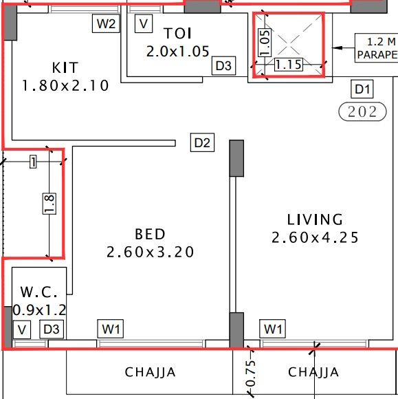 Shiv Emerald Floor Plan, Navi Mumbai: Layouts, Sizes, Configurations