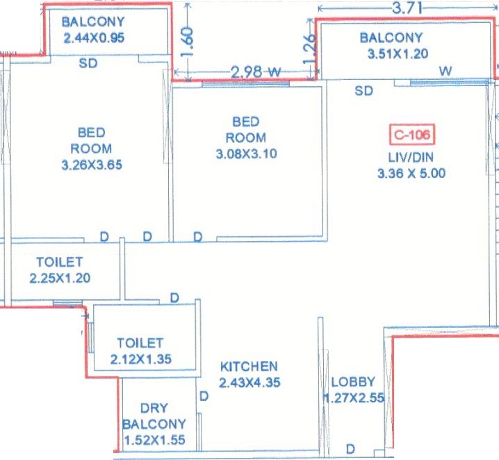 Rajwardhan Arkaay Tower Floor Plan, Pune: Layouts, Sizes, Configurations