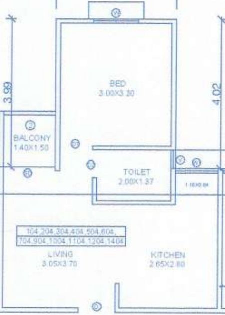 Sara City Tower C3 Floor Plan, Pune: Layouts, Sizes, Configurations