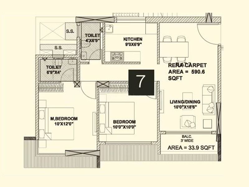 Silver Serenity Floor Plan, Mumbai: Layouts, Sizes, Configurations