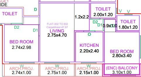 Phoenix Hiral Paradise CHS Floor Plan, Beyond Thane: Layouts, Sizes ...