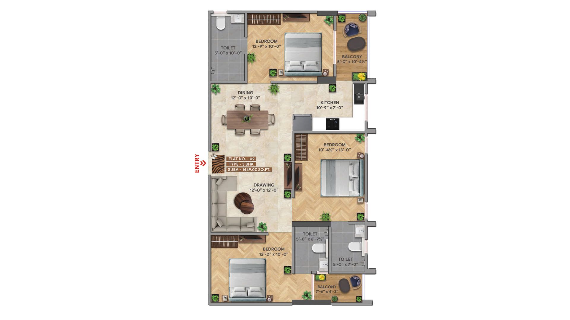 MG Aranyaa Floor Plan, Jaipur: Layouts, Sizes, Configurations