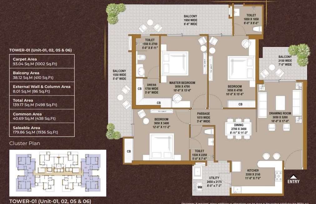 SKA Imperia Floor Plan, Ghaziabad: Layouts, Sizes, Configurations