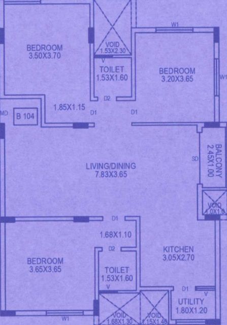 Living LS Mark IX Floor Plan, Bangalore: Layouts, Sizes, Configurations