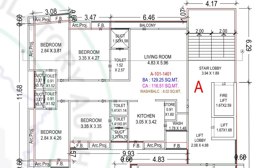 Amar Amardeep Elinor Floor Plan, Vadodara: Layouts, Sizes, Configurations