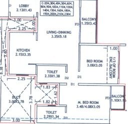 Caratstone City One Vieorra Floor Plan, Pune: Layouts, Sizes ...