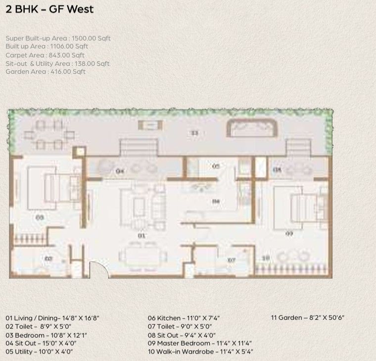House of Colors Reflections 66 Floor Plan, Bangalore: Layouts, Sizes ...