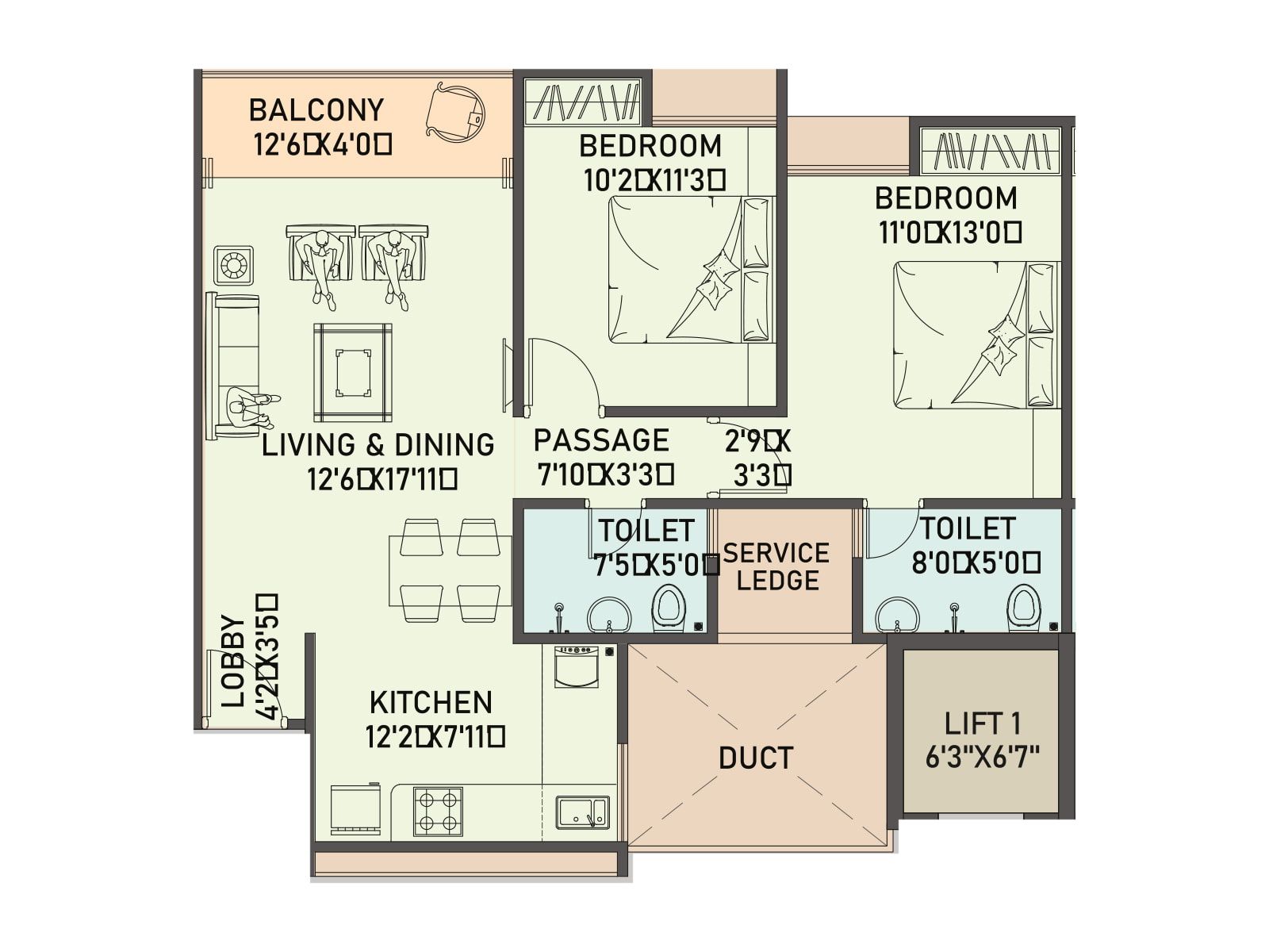 GD Square 18 Altitude in Chinchwad, Pune: Price, Brochure, Floor Plan ...