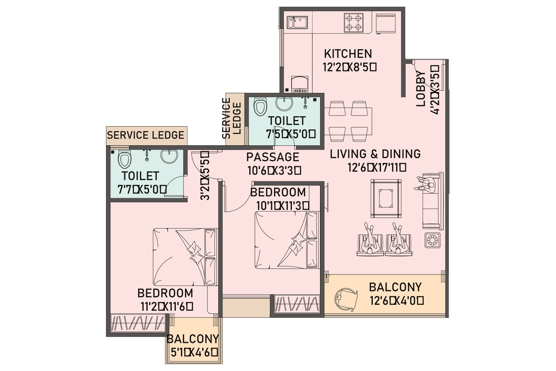 GD Square 18 Altitude in Chinchwad, Pune: Price, Brochure, Floor Plan ...