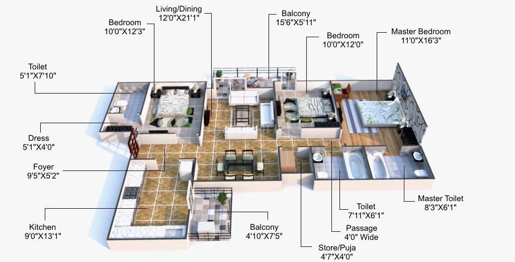 Ireo The Corridors in Sector 67A, Gurgaon: Price, Brochure, Floor Plan ...