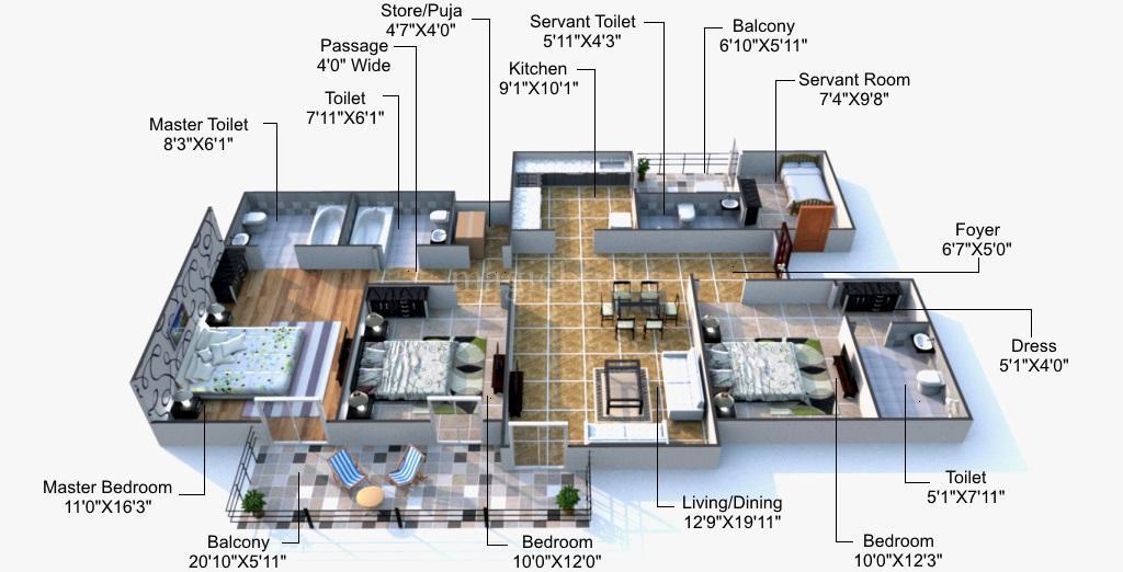 Ireo The Corridors in Sector 67A , Gurgaon: Price, Brochure, Floor Plan ...