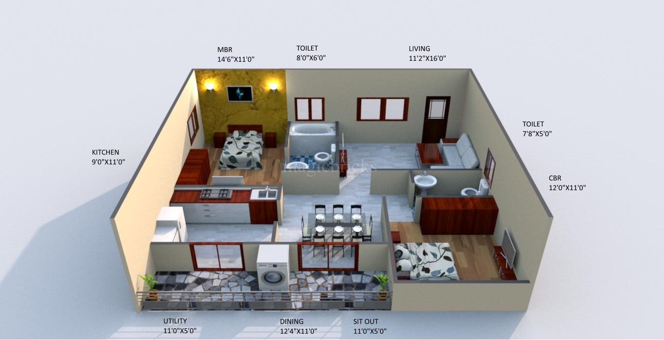Radiant Elitaire in JP Nagar, Bangalore: Price, Brochure, Floor Plan ...