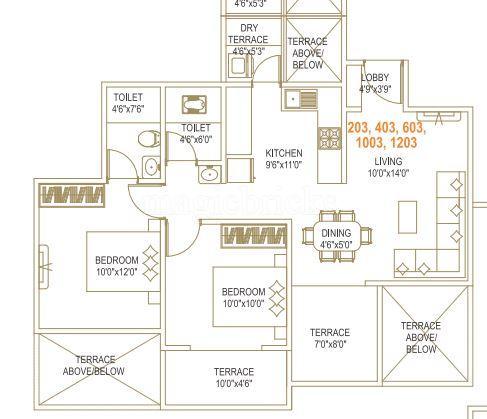 Infinity Tower in Punawale, Pune: Price, Brochure, Floor Plan, Reviews