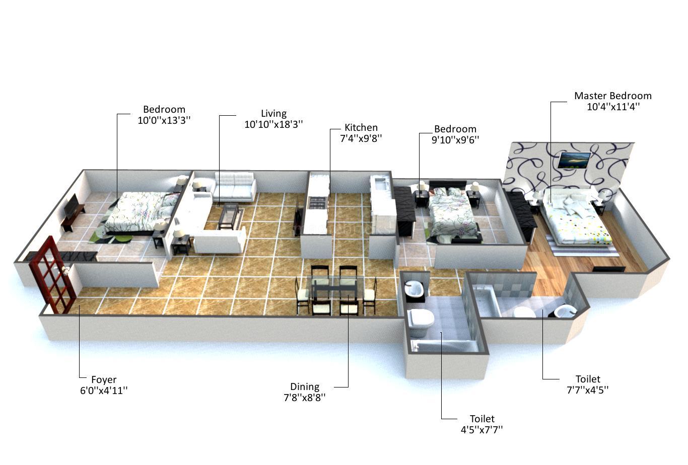 Concorde Wind Rush in Electronic City Phase 2, Bangalore: Price ...