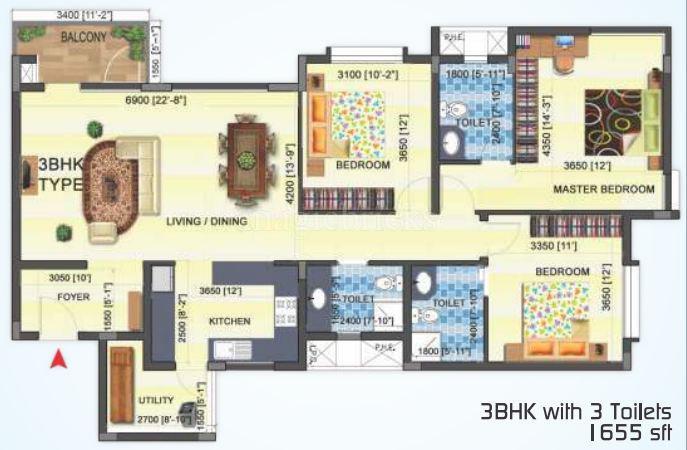 SJR Watermark in Sarjapur Road, Bangalore: Price, Brochure, Floor Plan ...