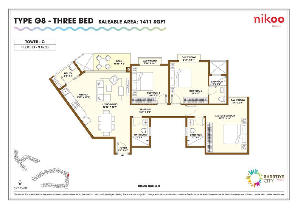 Bhartiya City Nikoo Homes Phase 2 in Thanisandra Main Road, Bangalore ...