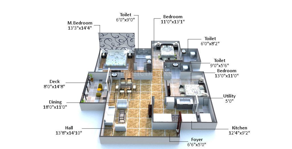 DSR Woodwinds in Sarjapur Road, Bangalore: Price, Brochure, Floor Plan ...