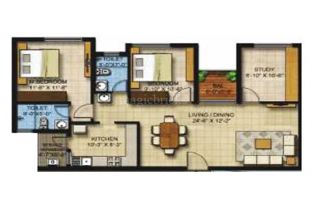 Newry Park Towers in Anna Nagar, Chennai: Price, Brochure, Floor Plan ...