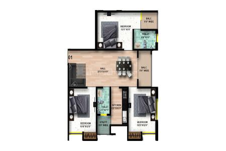 Aakash Enclavr in Morabadi, Ranchi: Price, Brochure, Floor Plan, Reviews